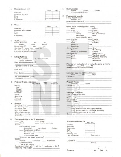SNF Forms - Medical Forms
