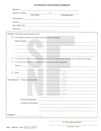 SNF Forms - Medical Forms