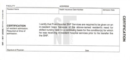 SNF Forms - Medical Forms